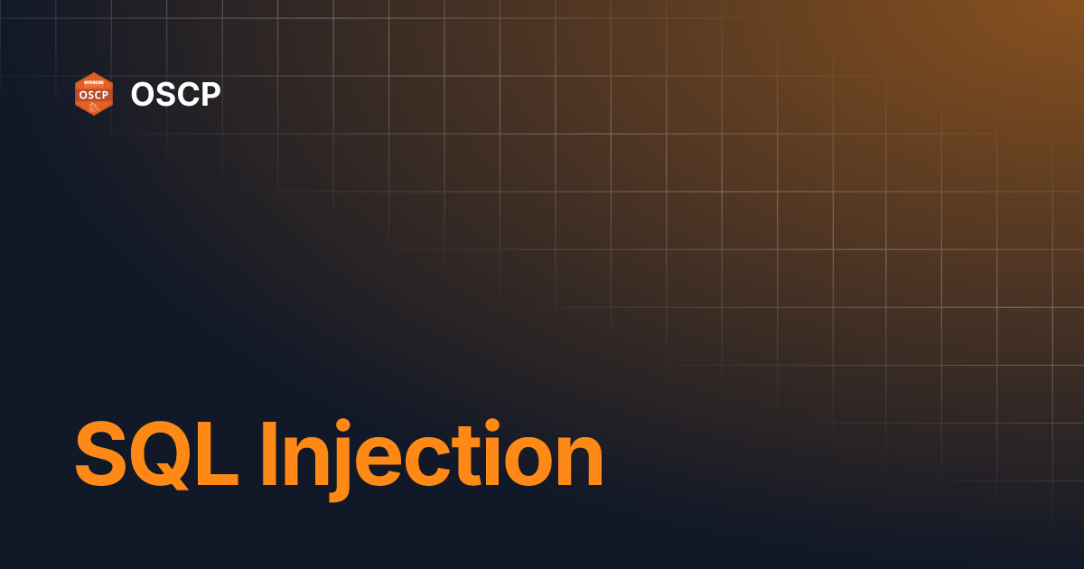 SQL Injection | OSCP
